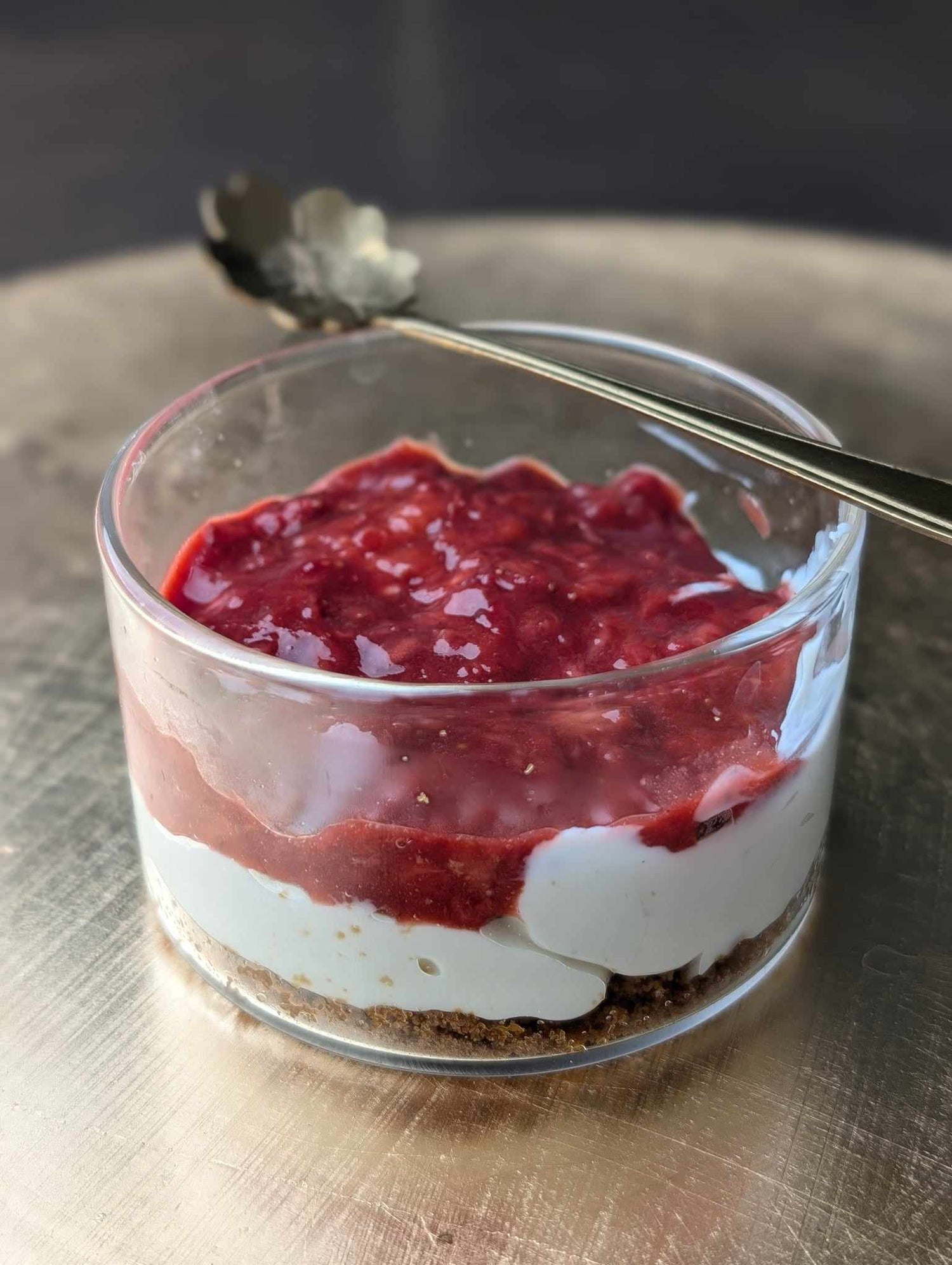 Raspberry Protein Cheesecake (no baking required) – HelloAmino